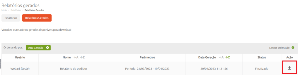 Como gerar um relatório? - facilita uappi